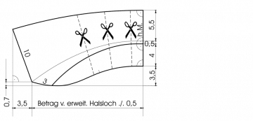 Kragen mit Steg konstruieren