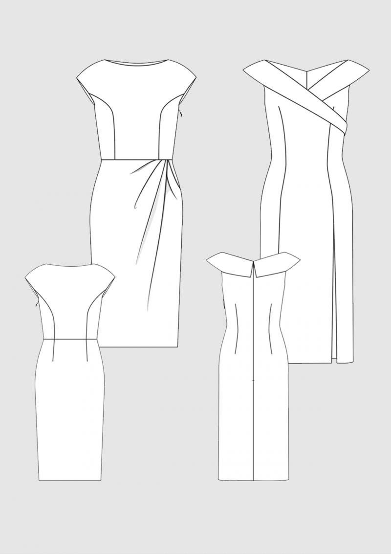 Schnittmuster Cocktailkleider
