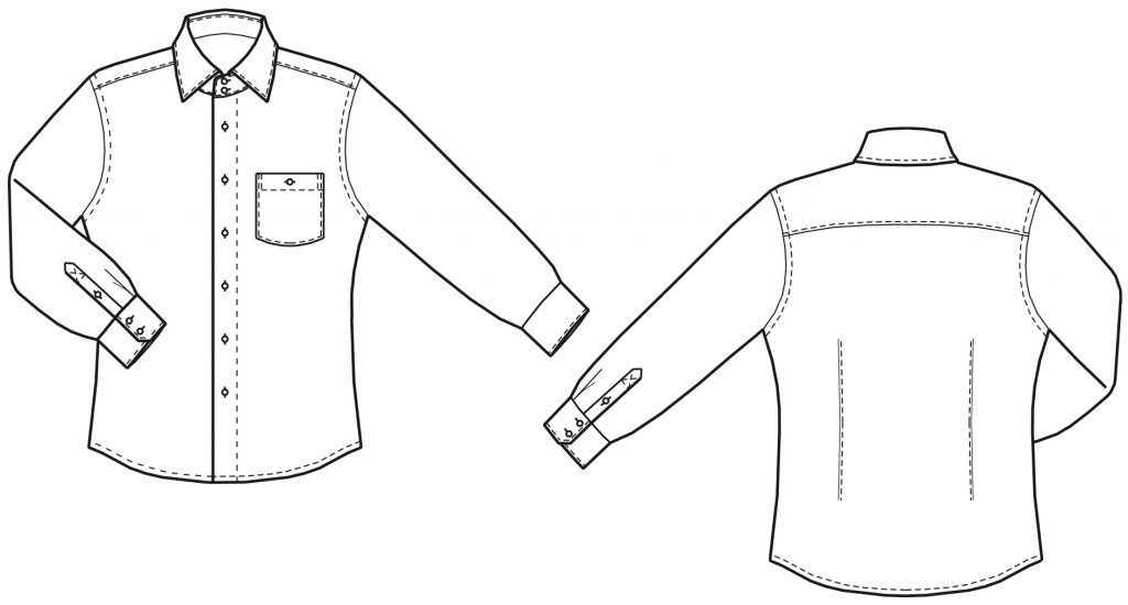 Schnittmuster Hemden für Herren › M.Müller & Sohn