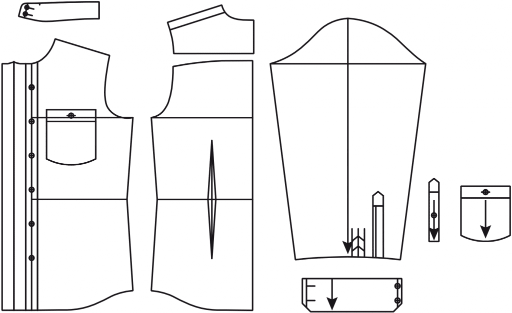 Schnittmuster Hemden für Herren › M.Müller & Sohn