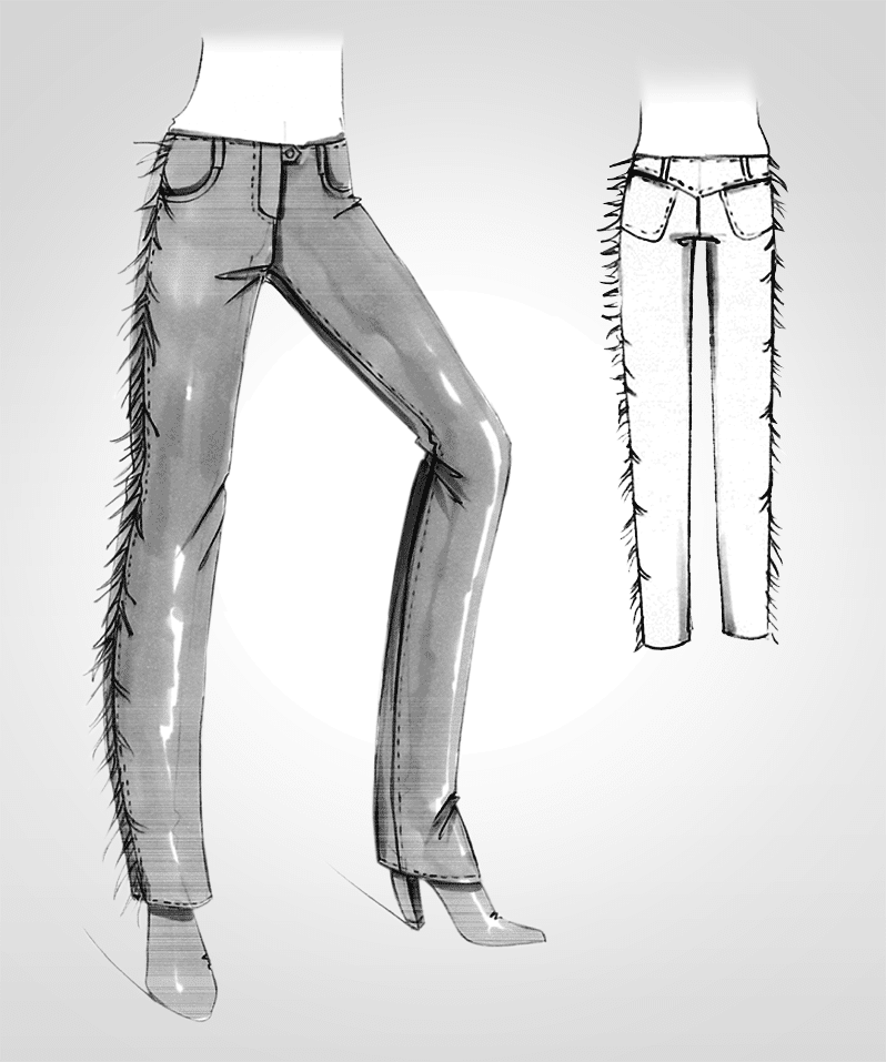 Pattern Construction for Leather Trousers › M.Mueller & Sohn