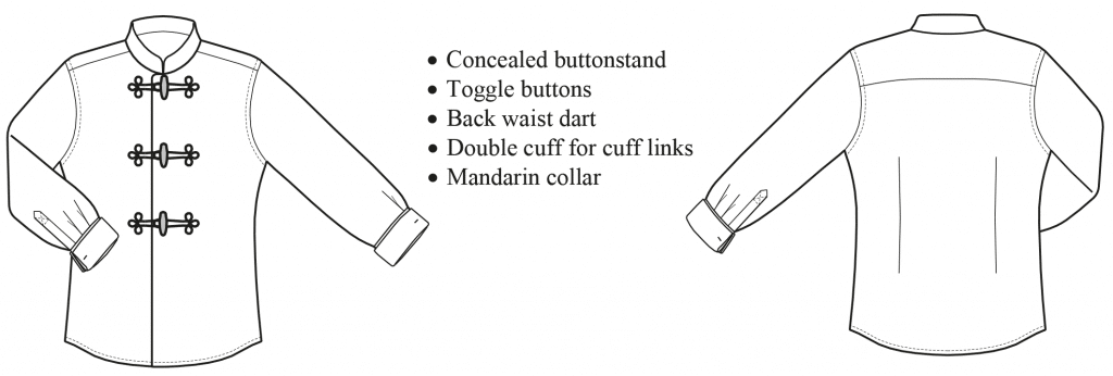 Pattern Construction for Dress Shirts for Musicians and Conductors › M ...