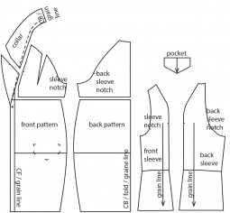 Pattern for Oversized Egg-Shape Coat & Jacket › M.Mueller & Sohn