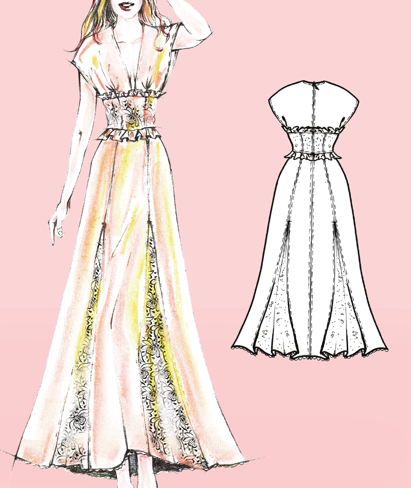 Pattern Construction for Negligees › M.Mueller & Sohn