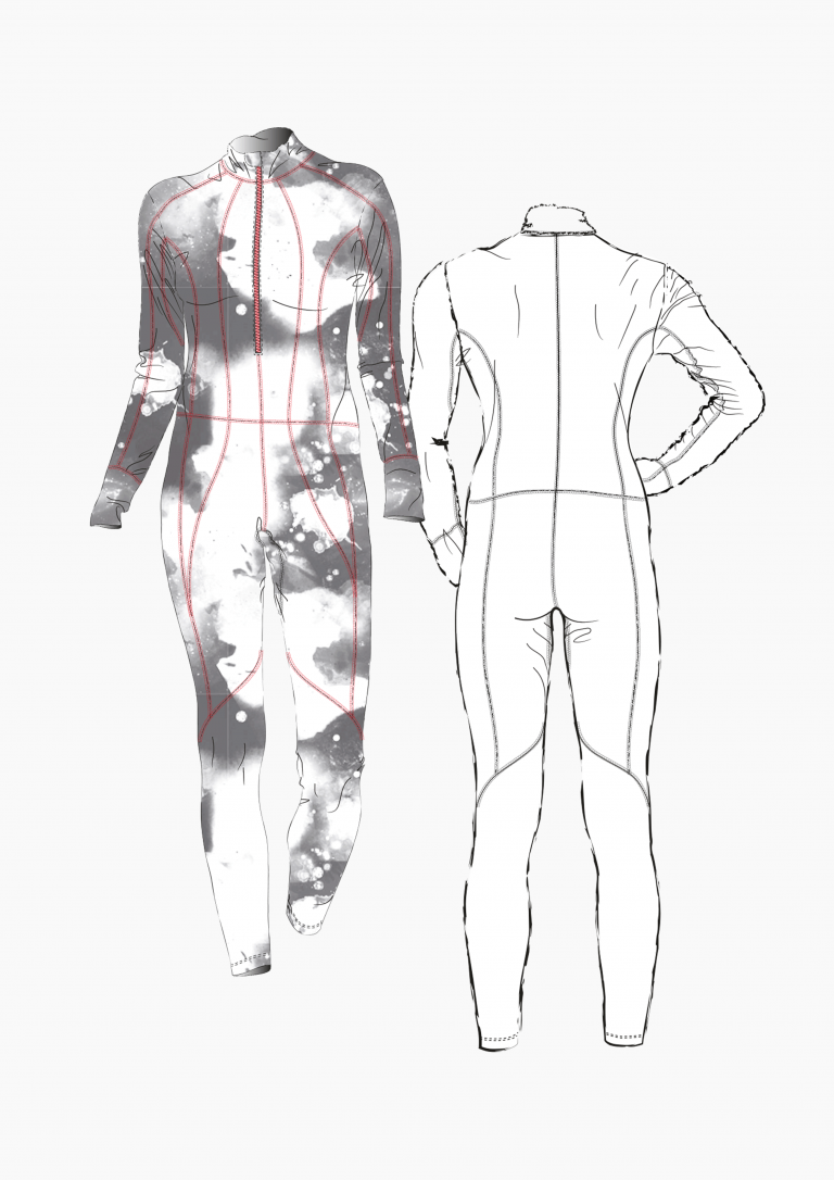 Pattern Making Cross Country Skiing Suit