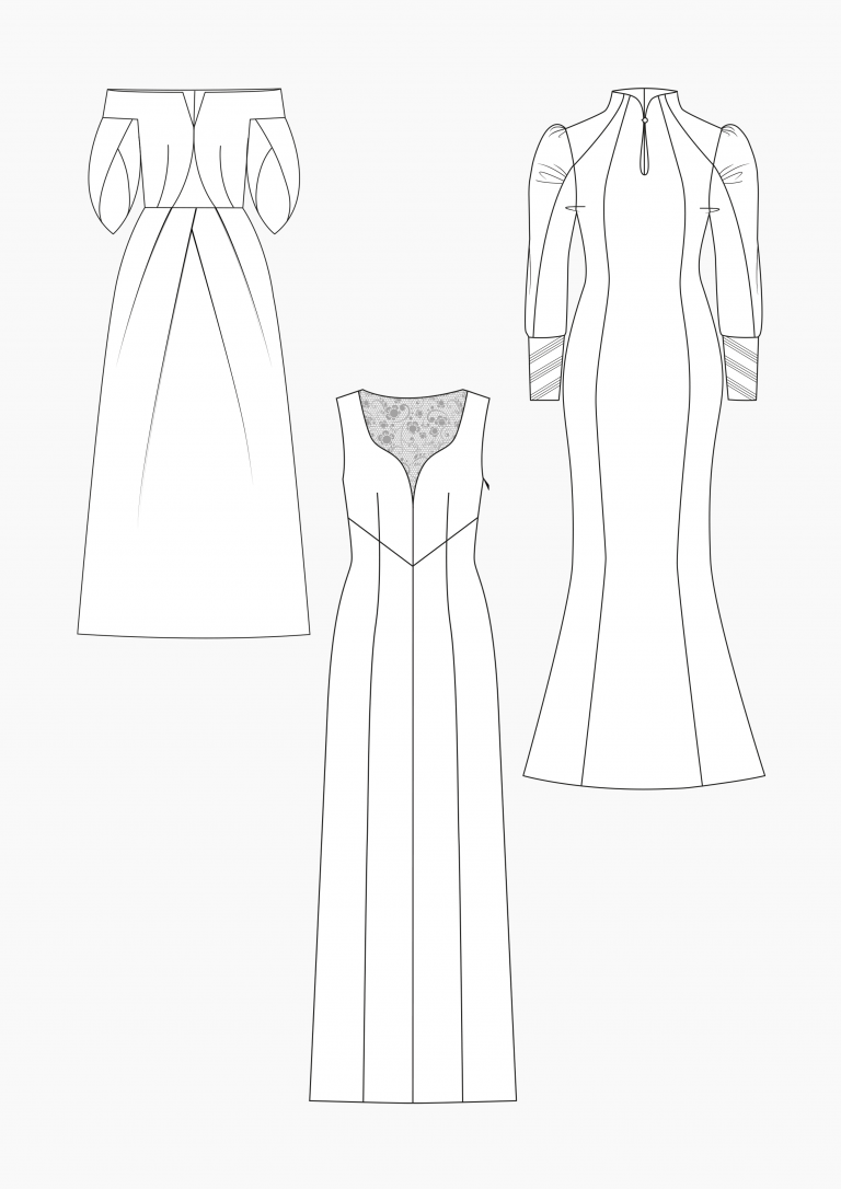 Pattern Making Wedding Dresses 2