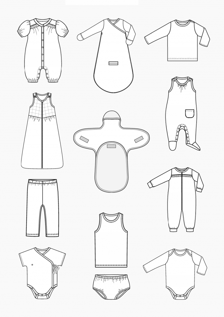 Pattern Making Baby Clothes
