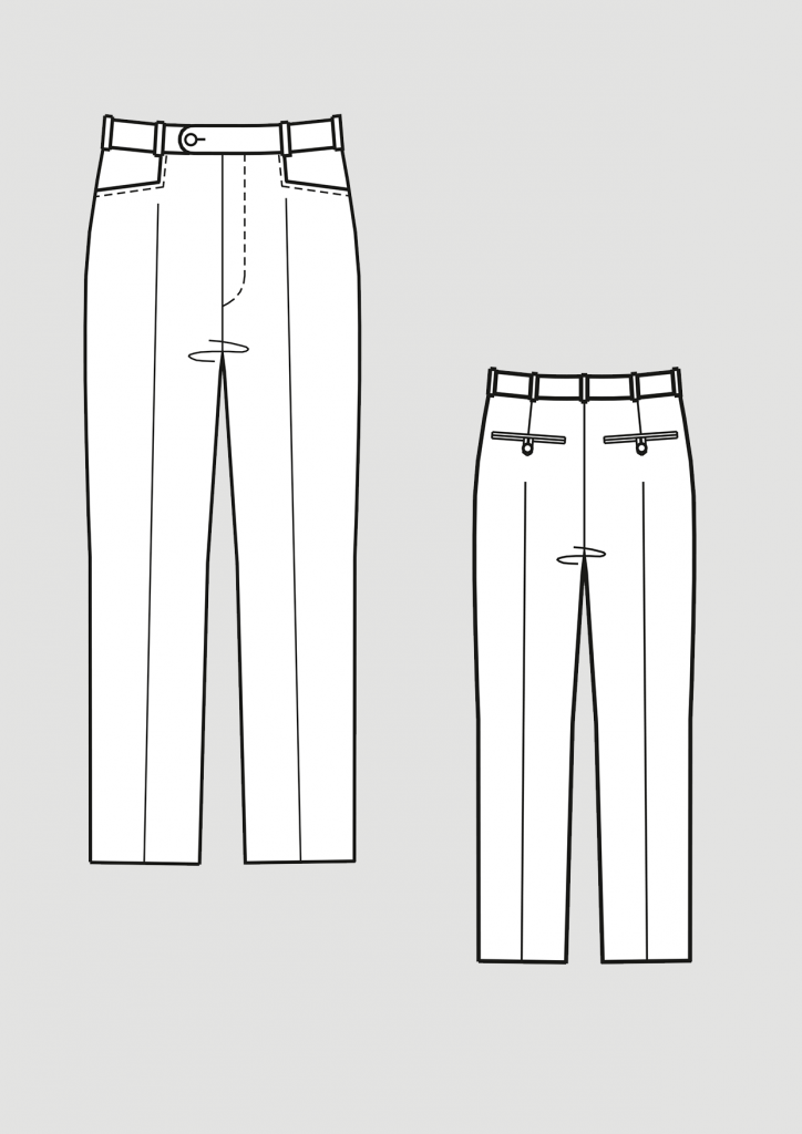 Cargo pants pattern construction › M.Mueller & Sohn