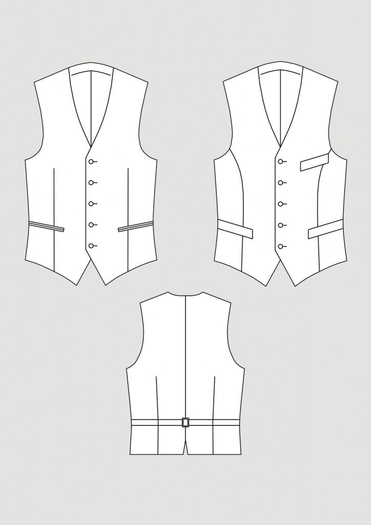 Basic Single Row Jacket Block Pattern › M.Mueller & Sohn