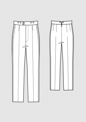 Cargo pants pattern construction › M.Mueller & Sohn