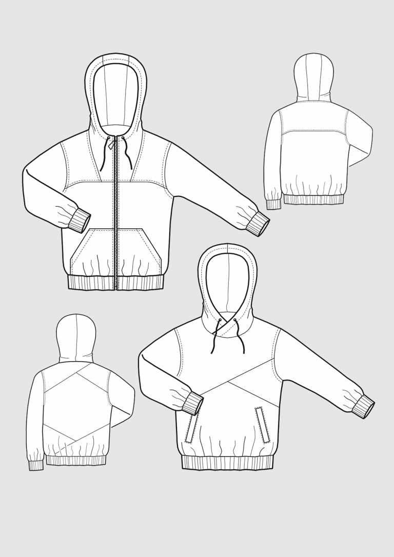 Pattern Construction of Windbreaker for Men › M.Mueller & Sohn