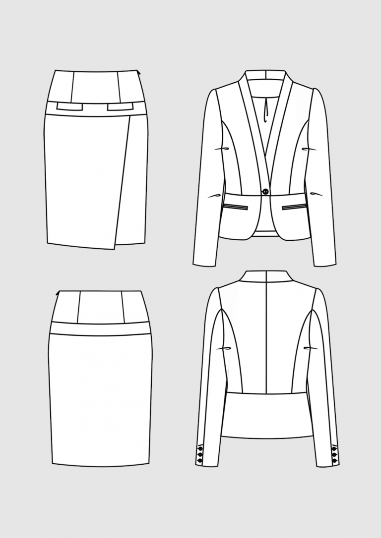 Pattern Business Costume › M.Mueller & Sohn