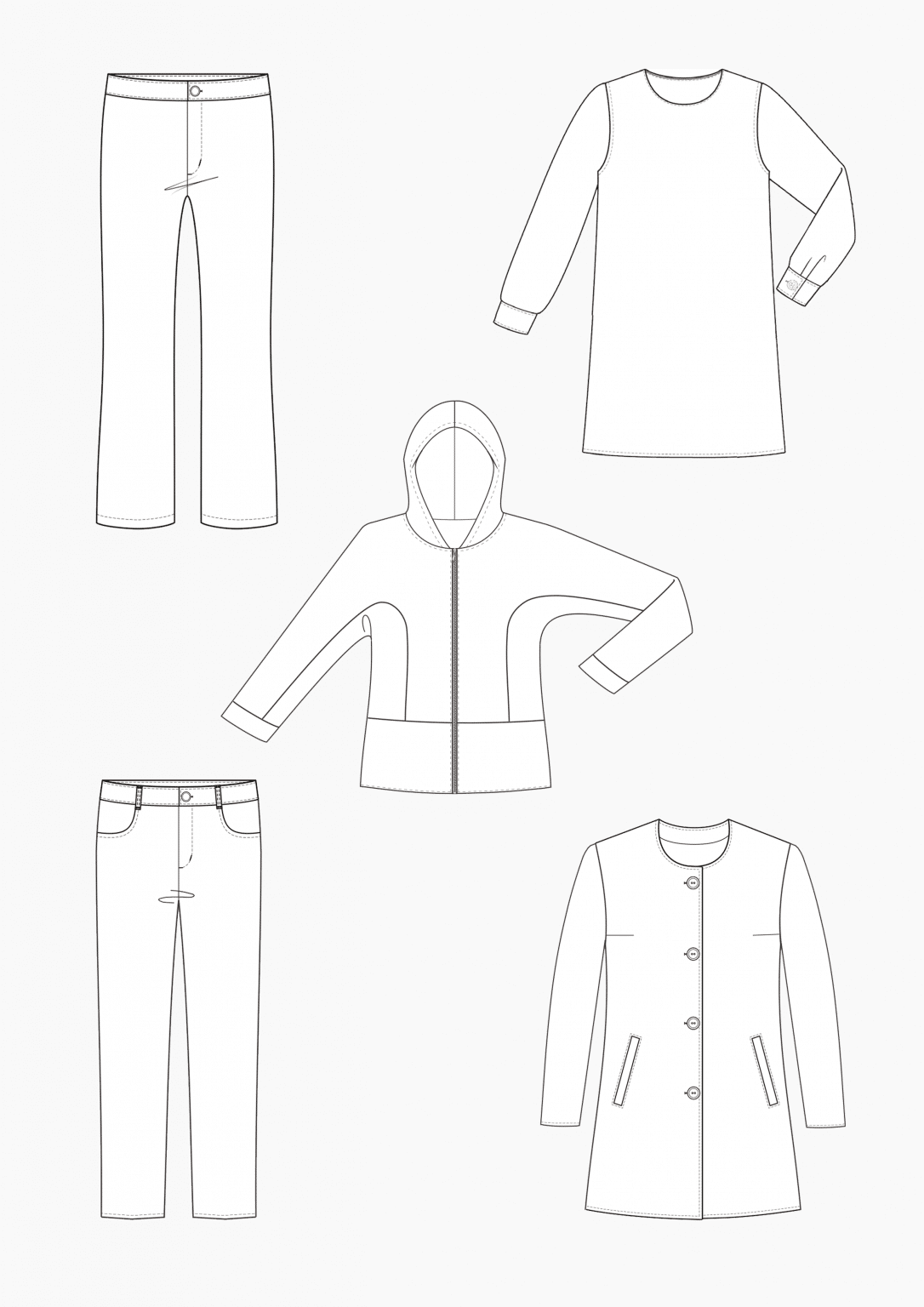 Grading a Children’s Coat Pattern › M.Mueller & Sohn