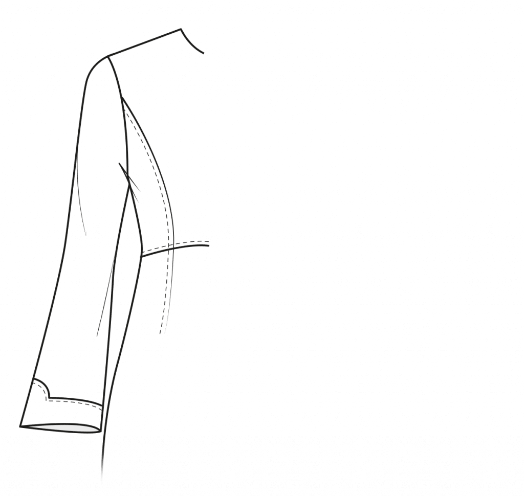 Pattern Construction for Sleeve Variations › M.Mueller & Sohn