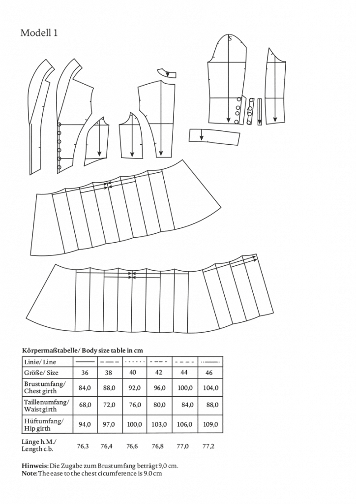 Pattern Historical Jackets from the 18th century for women › M.Mueller ...