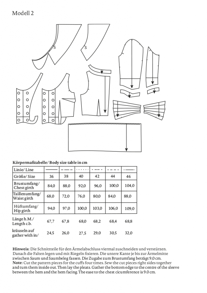 Pattern Historical Jackets from the 18th century for women › M.Mueller ...