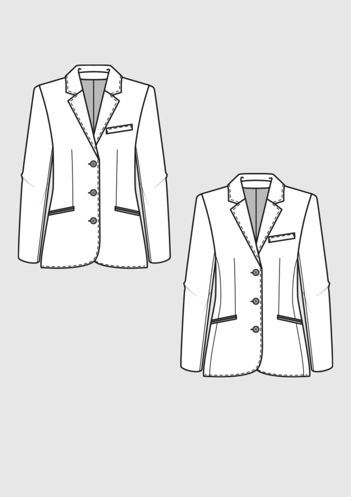 Pattern Basic Blazer Block for Women › M.Mueller & Sohn