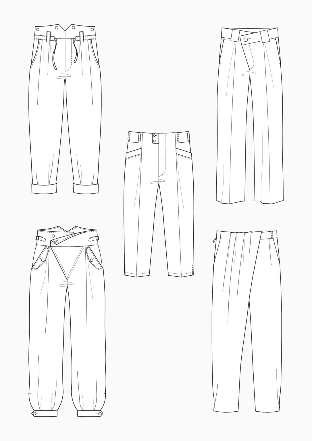 Basic Pleat Front Trouser Block Pattern › M.Mueller & Sohn