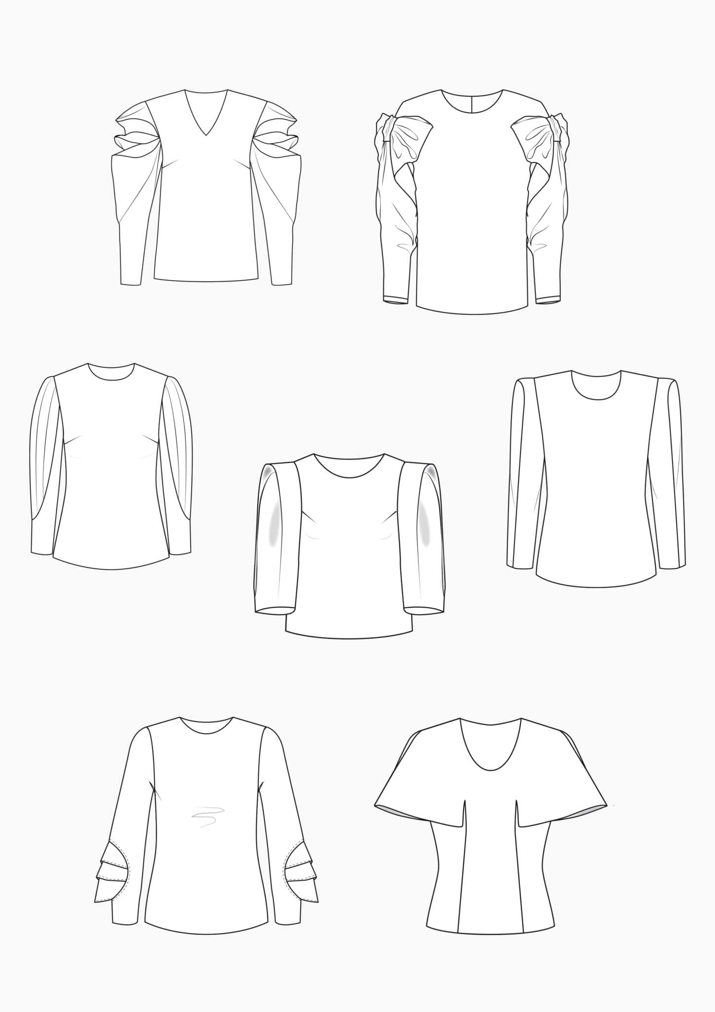 Tulip Sleeve or Petal Sleeve