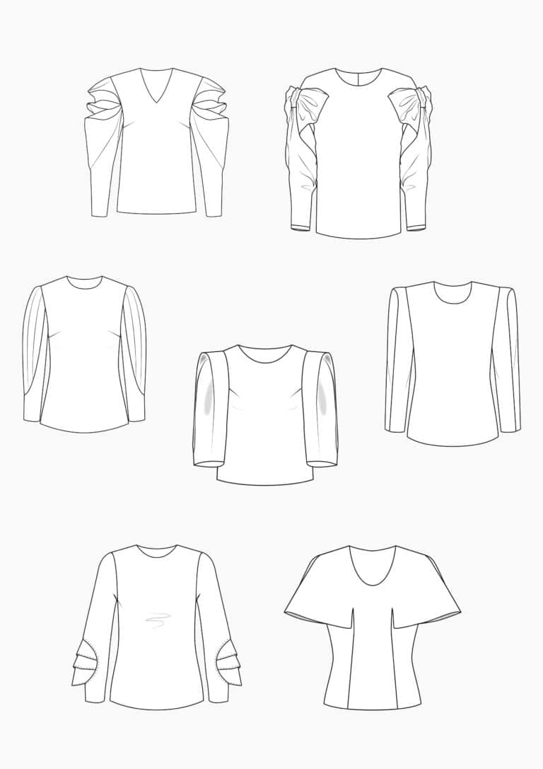 Leg of Mutton Sleeve Pattern Constrution › M.Mueller & Sohn