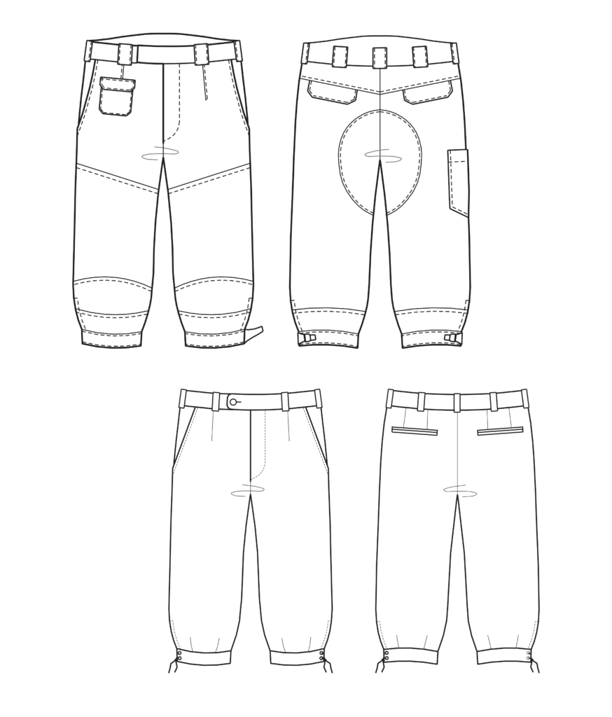 Pattern Making Men’s Grading Breeches & Worker Breeches › M.Mueller & Sohn