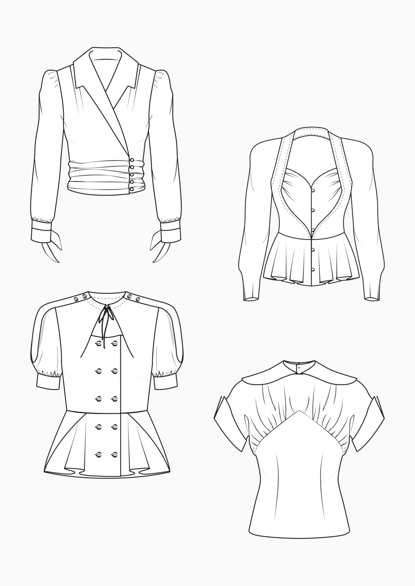 Leg of Mutton Sleeve Pattern Constrution › M.Mueller & Sohn