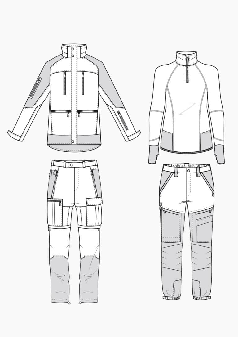 Basic Single Row Jacket Block Pattern › M.Mueller & Sohn