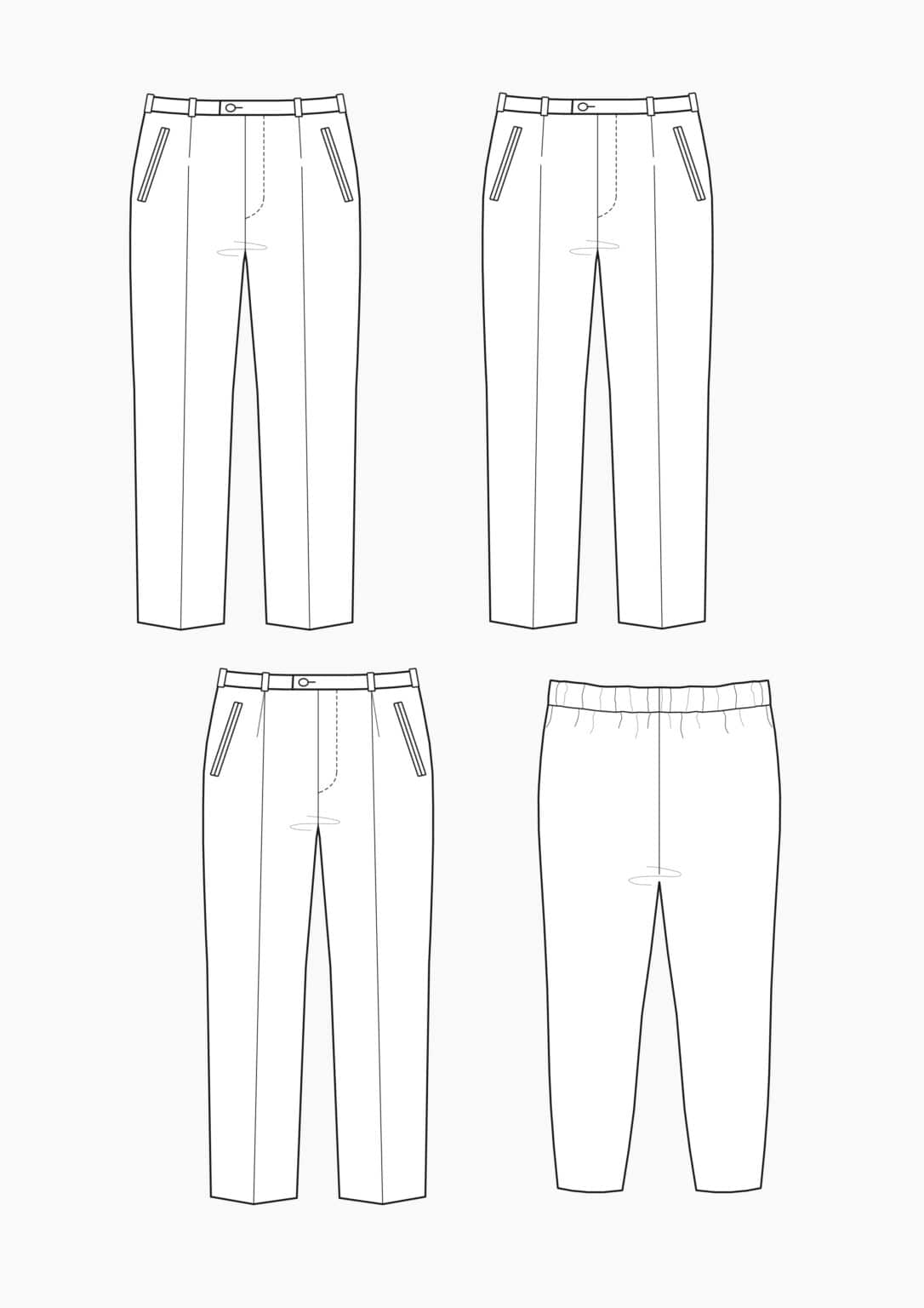 Basic Pattern Block Men's Vest