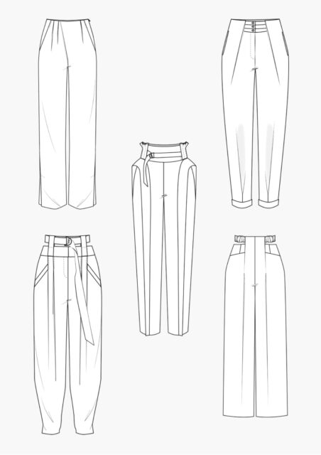 Pattern Making Women’s Business Trousers › M.Mueller & Sohn