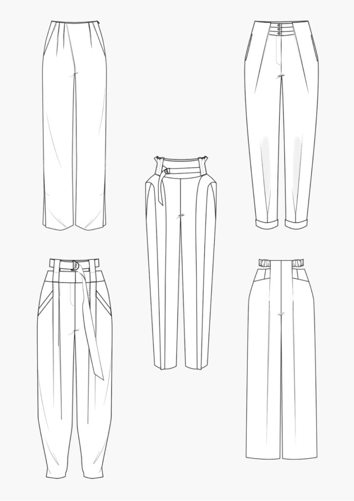 Pattern Making Women’s Business Trousers › M.Mueller & Sohn