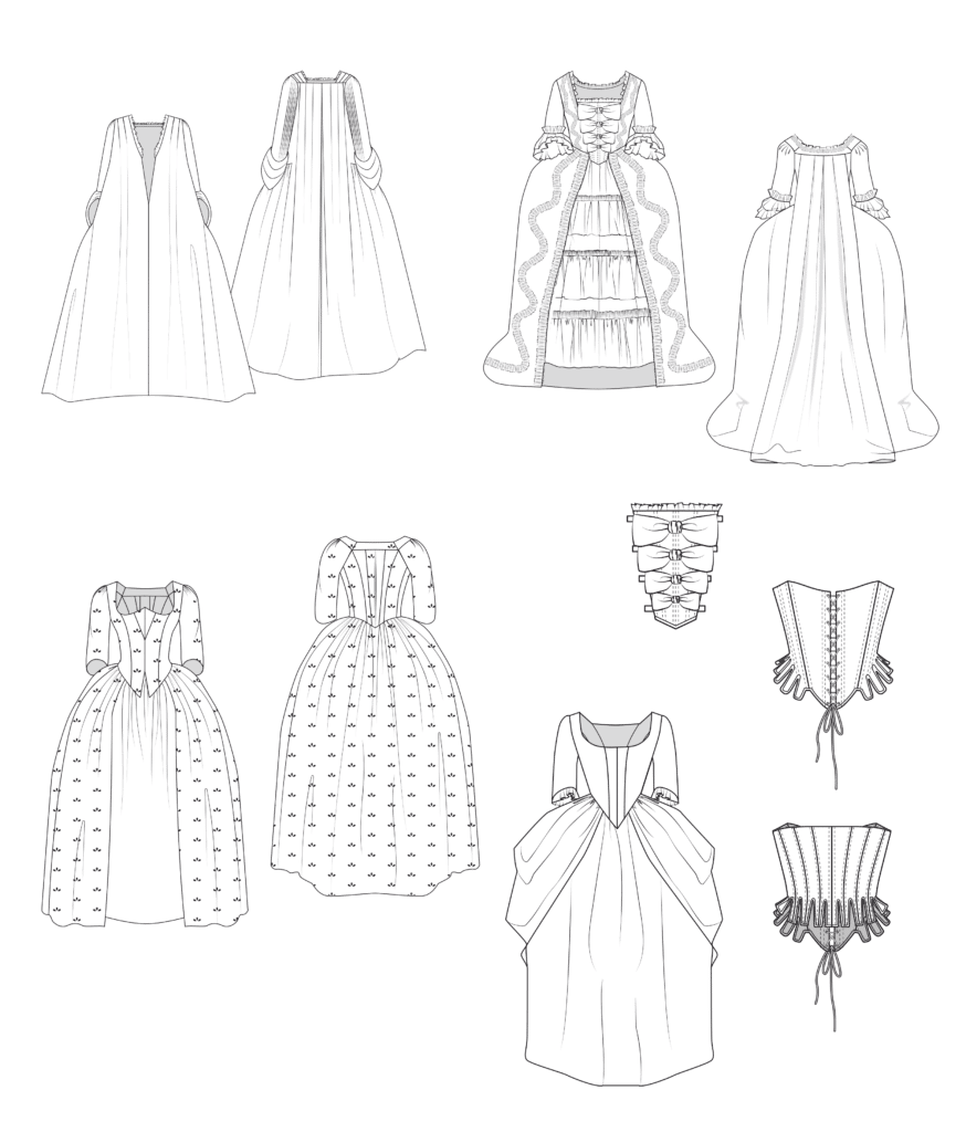 Pattern Making Women’s 18th Century Historical Robes › M.Mueller & Sohn