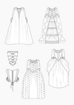 Pattern Making Women’s 18th Century Historical Robes › M.Mueller & Sohn