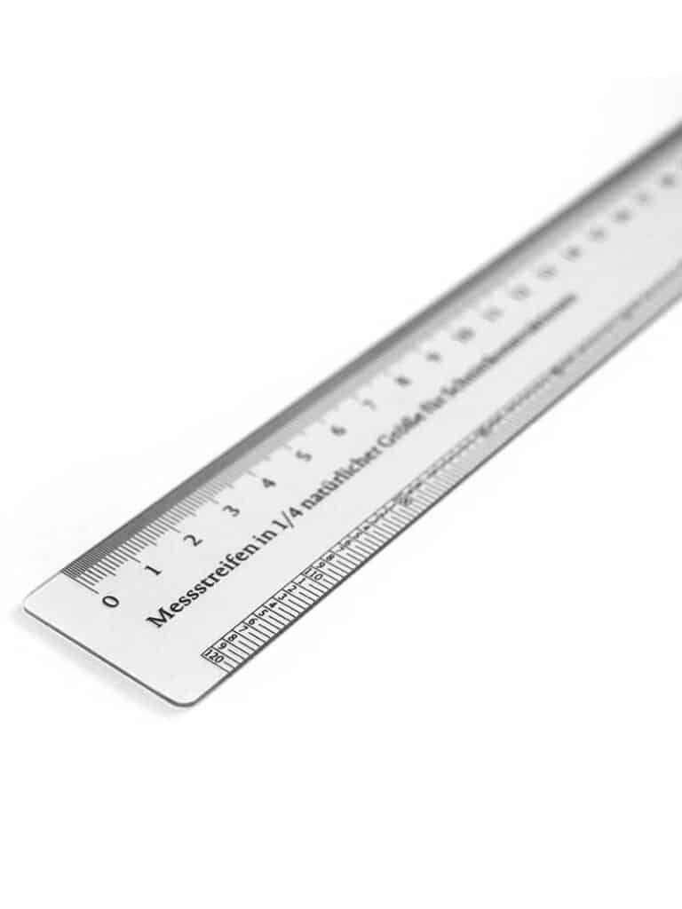 Acrylic Ruler in 1/4 Scale › M.Mueller & Sohn