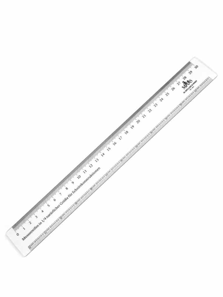 Acrylic Ruler in 1/4 Scale › M.Mueller & Sohn