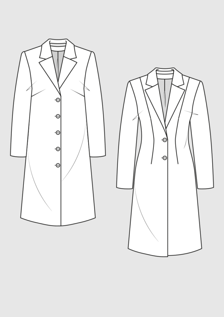 Pattern Basic Coat Blocks for Women › M.Mueller & Sohn