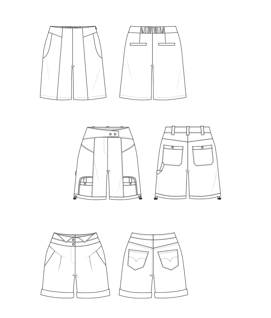 Pattern Making for Women: Plus Size Bermudas › M.Mueller & Sohn
