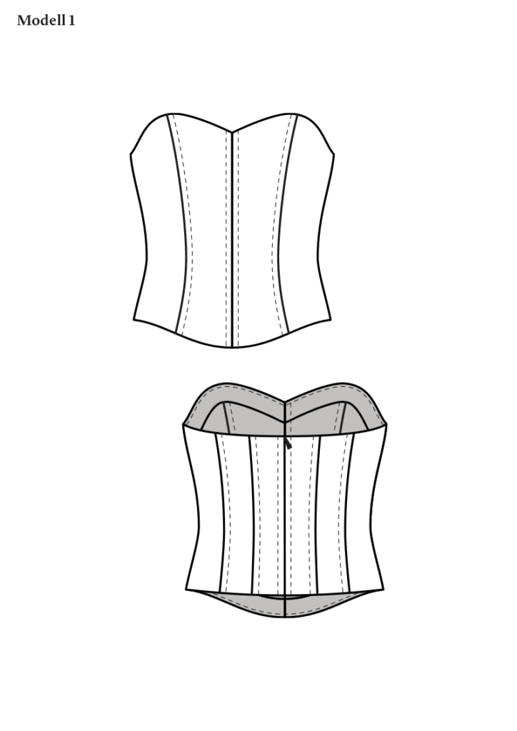 Pattern Basic Corsage & Corset Block for Women › M.Mueller & Sohn