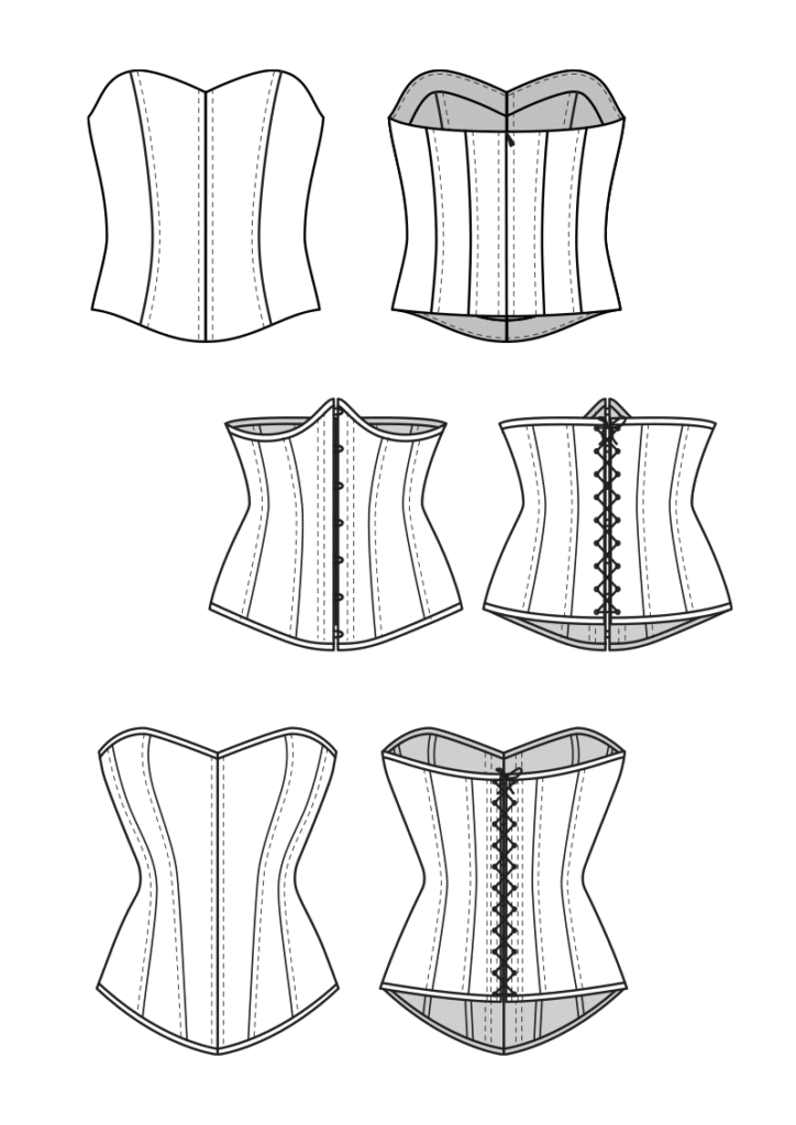 Pattern Basic Corsage & Corset Block for Women › M.Mueller & Sohn